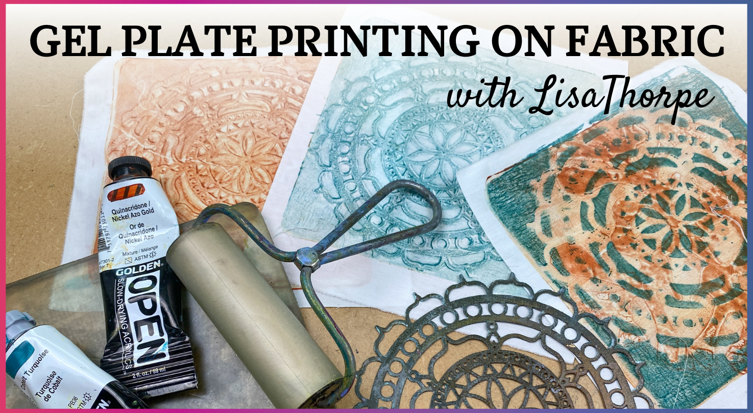 Gel Plate Printing on Fabric – C&T Publishing