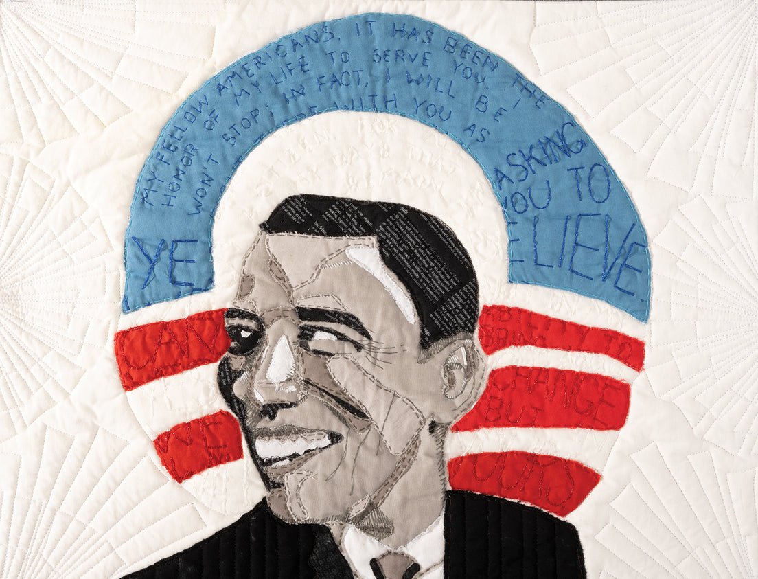 Barack Obama Mini-Quilt Portrait Series – C&T Publishing