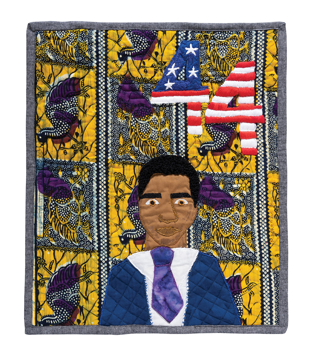 Barack Obama Mini-Quilt Portrait Series – C&T Publishing
